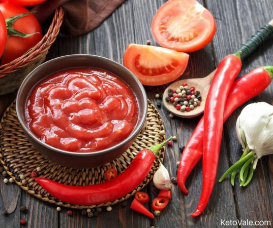 Easy Homemade Ketchup Low-Carb Sugar-free Recipe