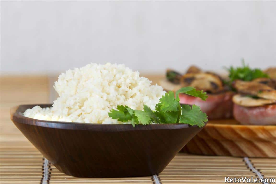 Keto Cauliflower Rice Low Carb Recipe | KetoVale