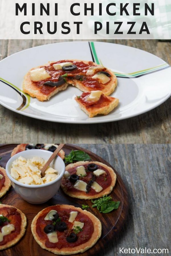 Mini Chicken Crust Pizza Low Carb Recipe