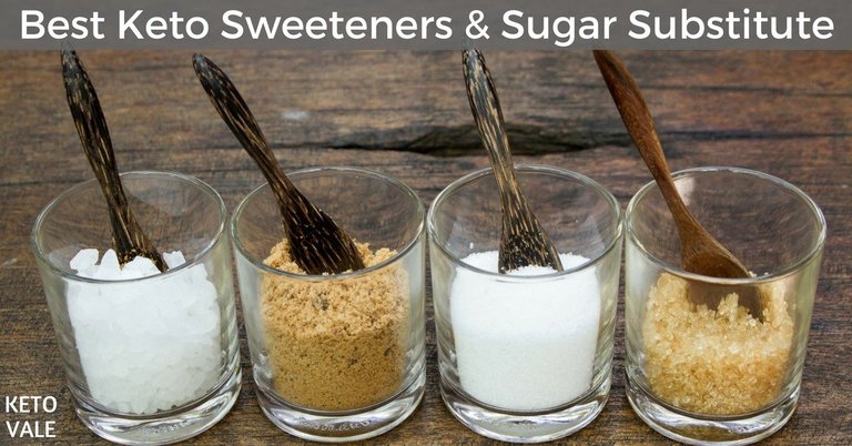 Best Sweeteners and Sugar Substitutes for Low Carb Ketogenic Diet