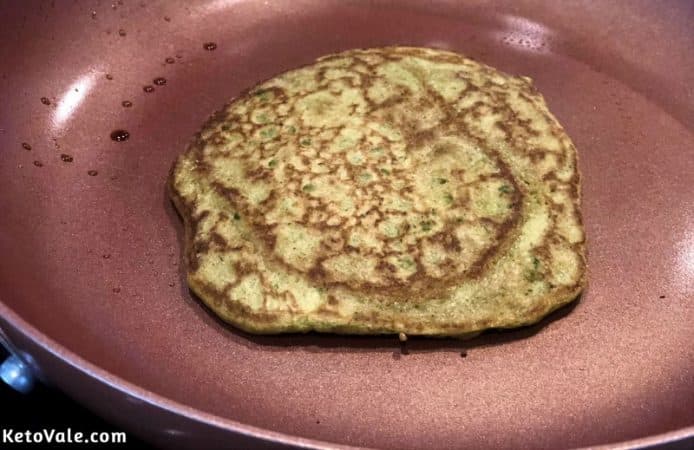 Basil Infused Savory Pancakes Low Carb Recipe