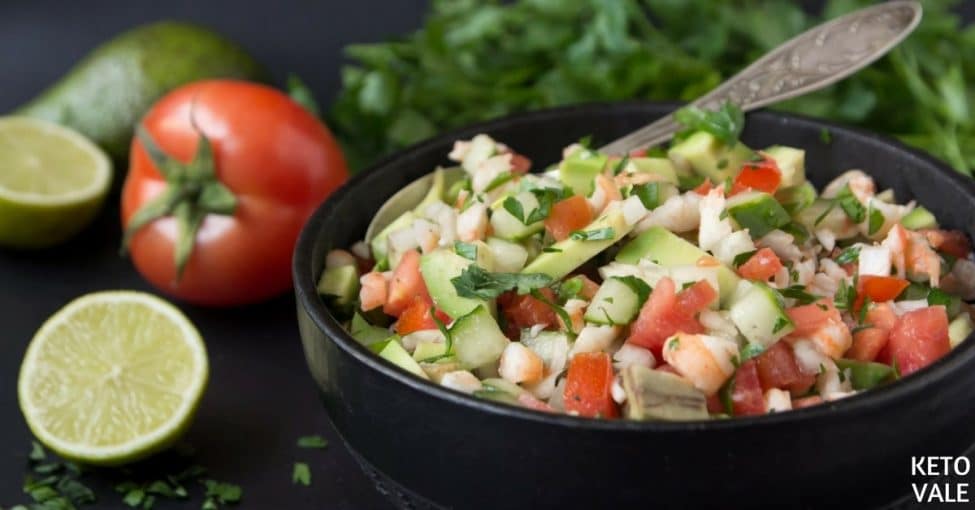 Keto Avocado Shrimp Salsa Low Carb Recipe