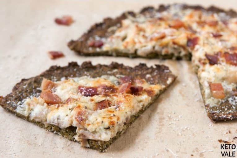 Keto Broccoli Crust Pizza Low Carb Recipe | KetoVale
