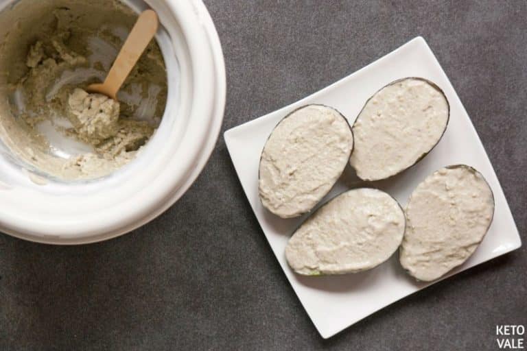 Keto Avocado Ice Cream In the Shell Low Carb Recipe | KetoVale