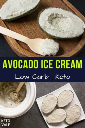 Keto Avocado Ice Cream In the Shell Low Carb Recipe | KetoVale