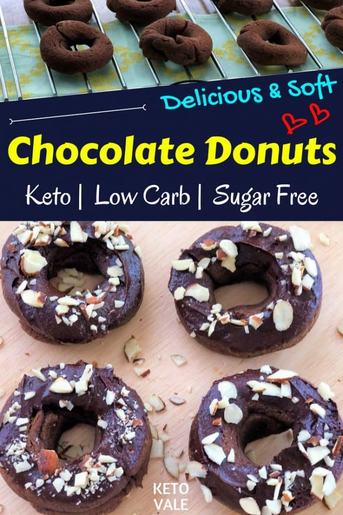 Easy Keto Chocolate Donuts Sugar-Free Low Carb Recipe