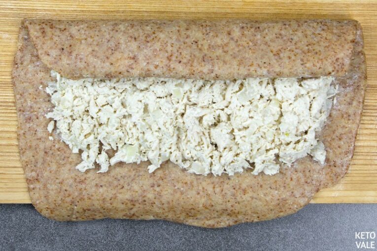 Keto Chicken Fathead Bread Low Carb Recipe | KetoVale