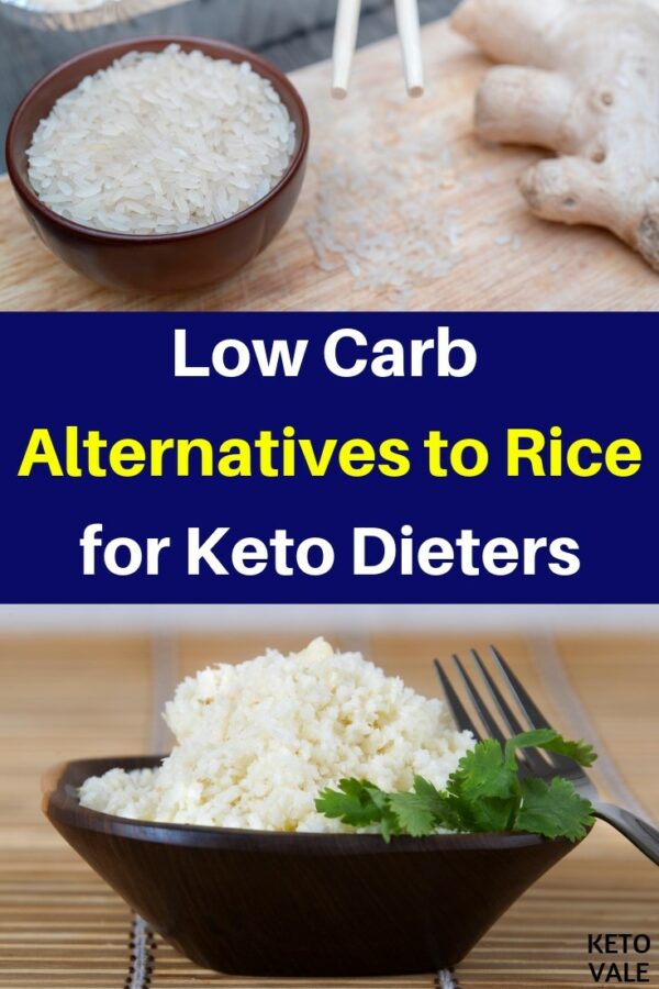 Carbs in Rice and Low-carb Substitutes on Ketogenic Diet | KetoVale