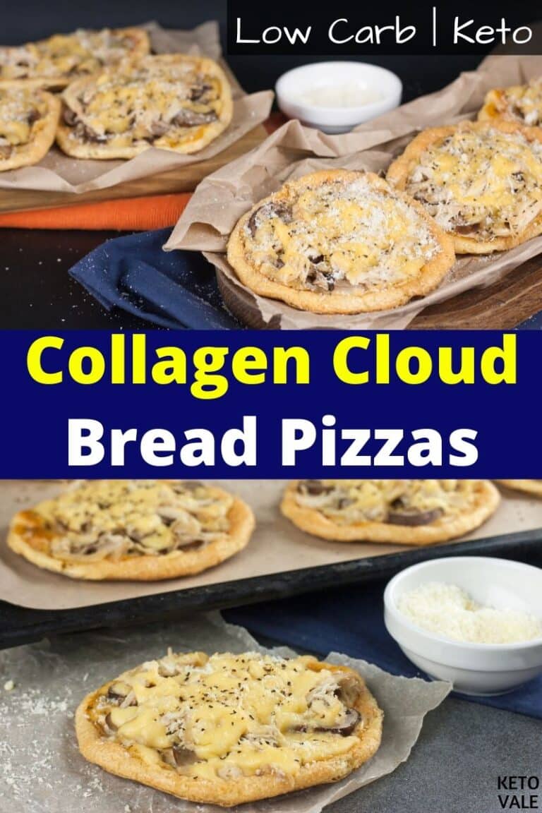 Keto Cloud Bread Pizza Low Carb Recipe | KetoVale