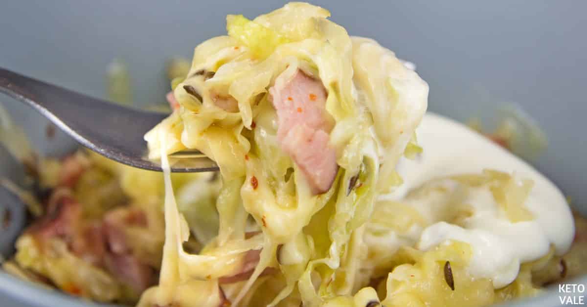 Easy Keto 2-Minute Reuben Bowl Low Carb Recipe | KetoVale