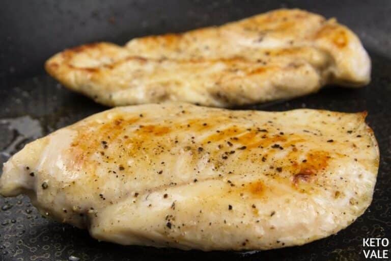 Keto No Bread Chicken Sandwich Low Carb Recipe | KetoVale