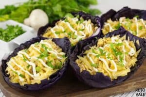Easy Keto Chicken Cabbage Cups Low Carb Recipe (Step By Step Video ...